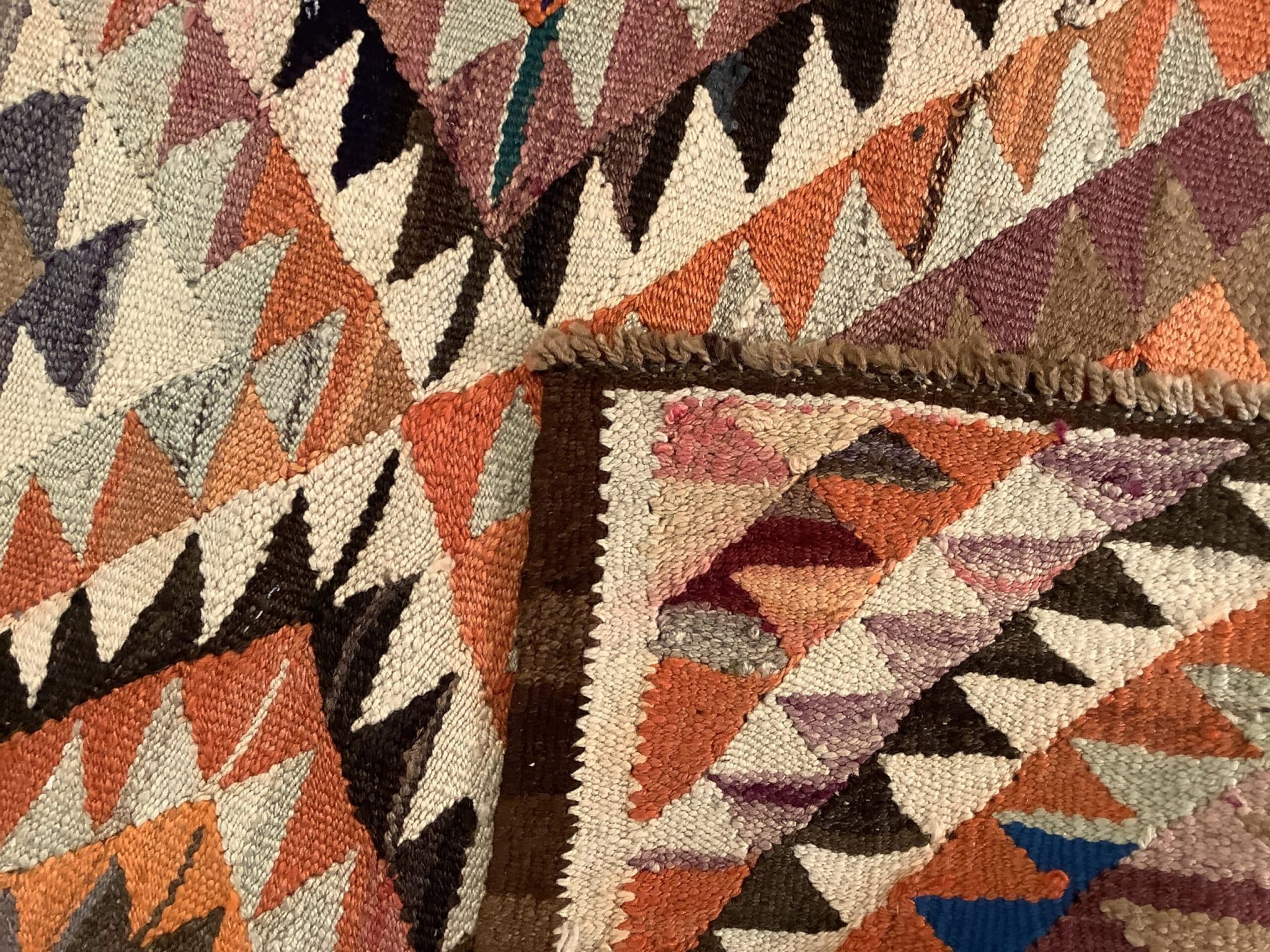Irakisk Herki vintage kelim løber | Wiinstedt Tæppegalleri
